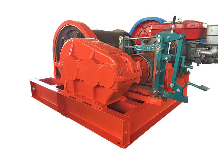 Treuil motorisé diesel de grue capacité de 10 tonnes pour la construction